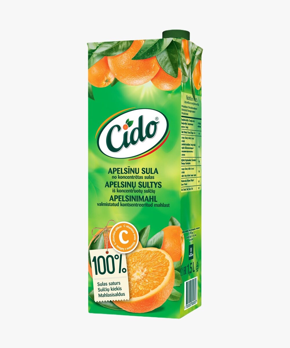Cido 100% Juice Carton 3D model - 3DModels.org
