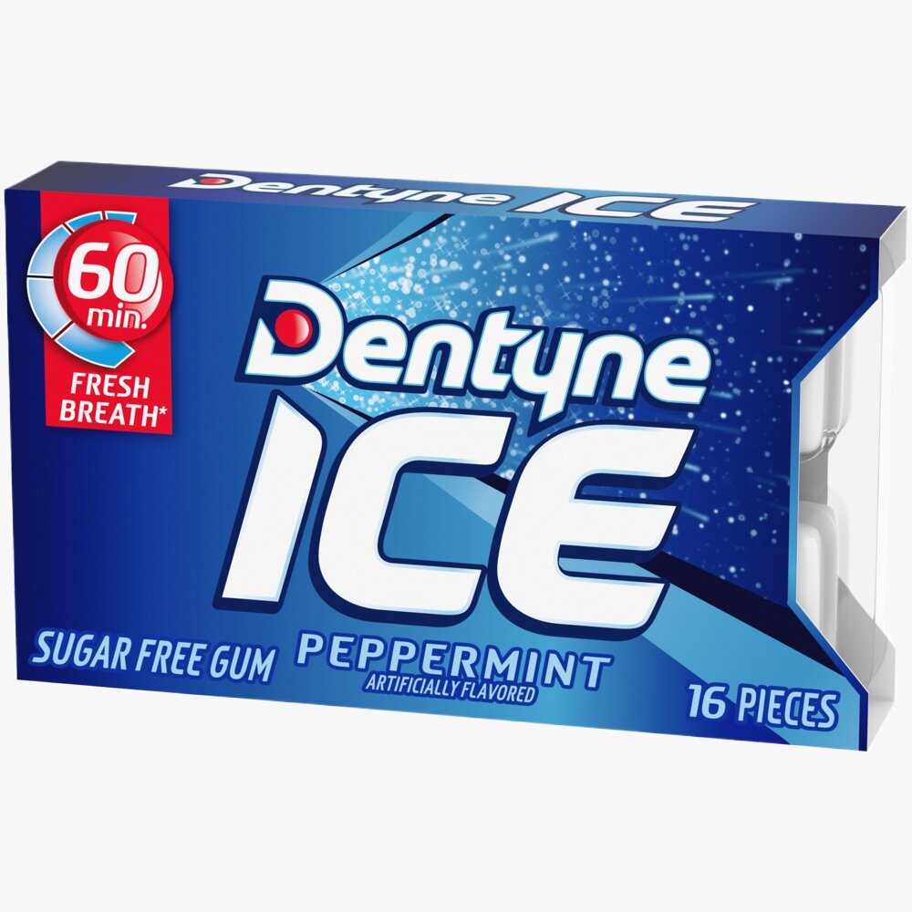 Dentyne Ice Peppermint 3D model - 3DModels.org