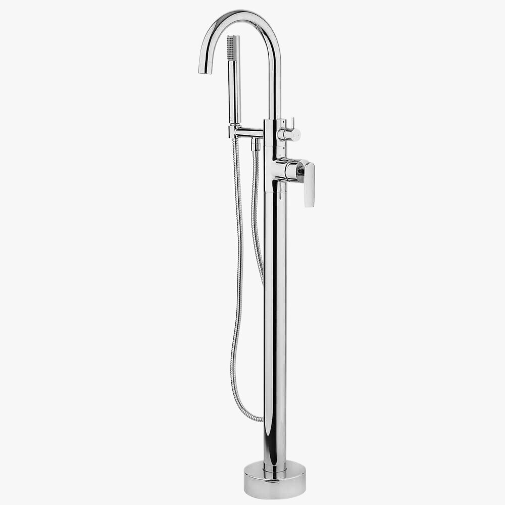 Fantini Icona Floor-Mounted Tub Filler 3D model - 3DModels.org