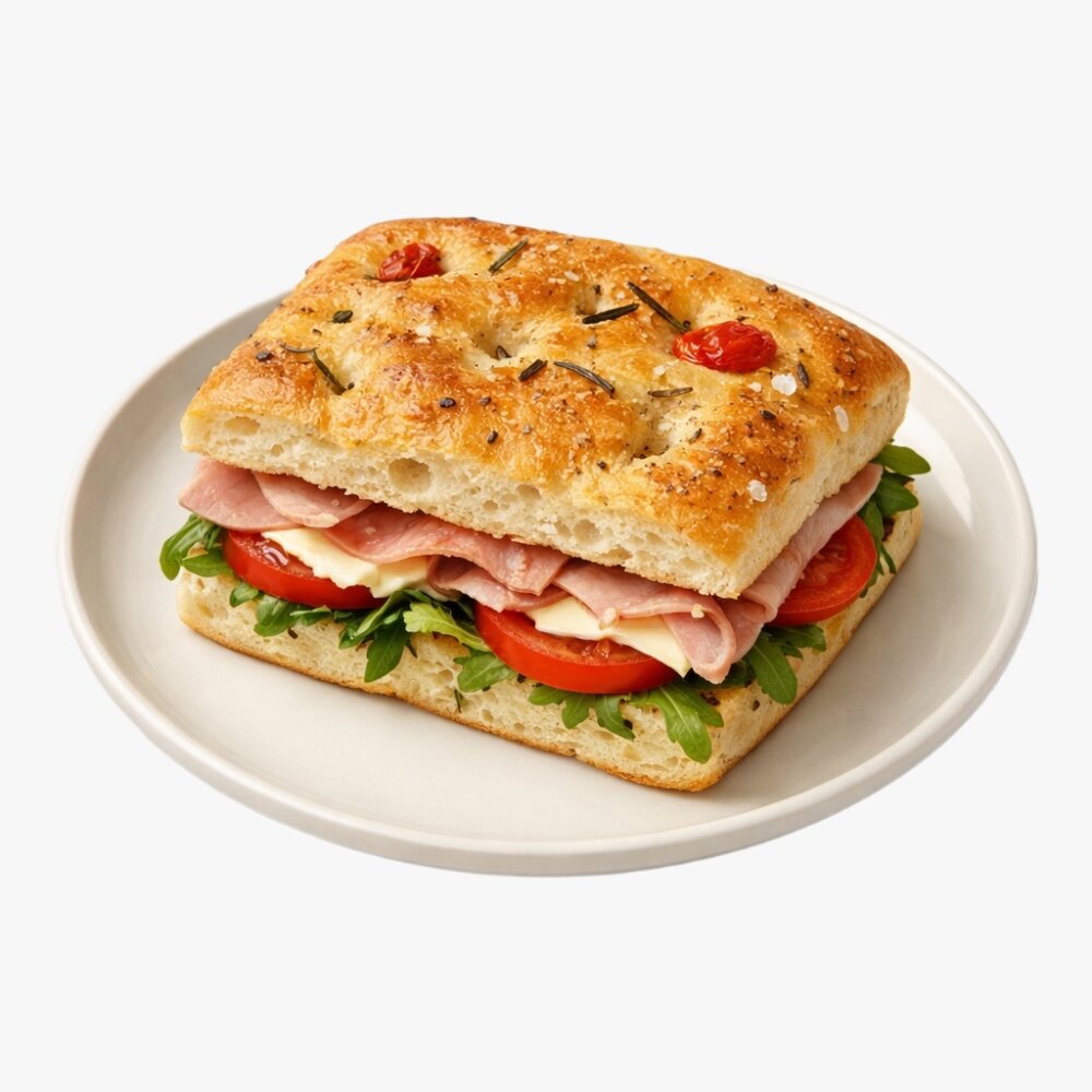 Focaccia Sandwich 3D model - 3DModels.org