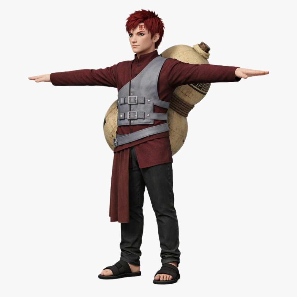 Gaara 3D model - 3DModels.org