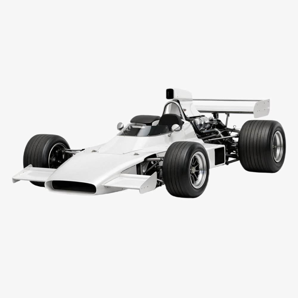 Generic Formula 1 Car 1970 3D model - 3DModels.org