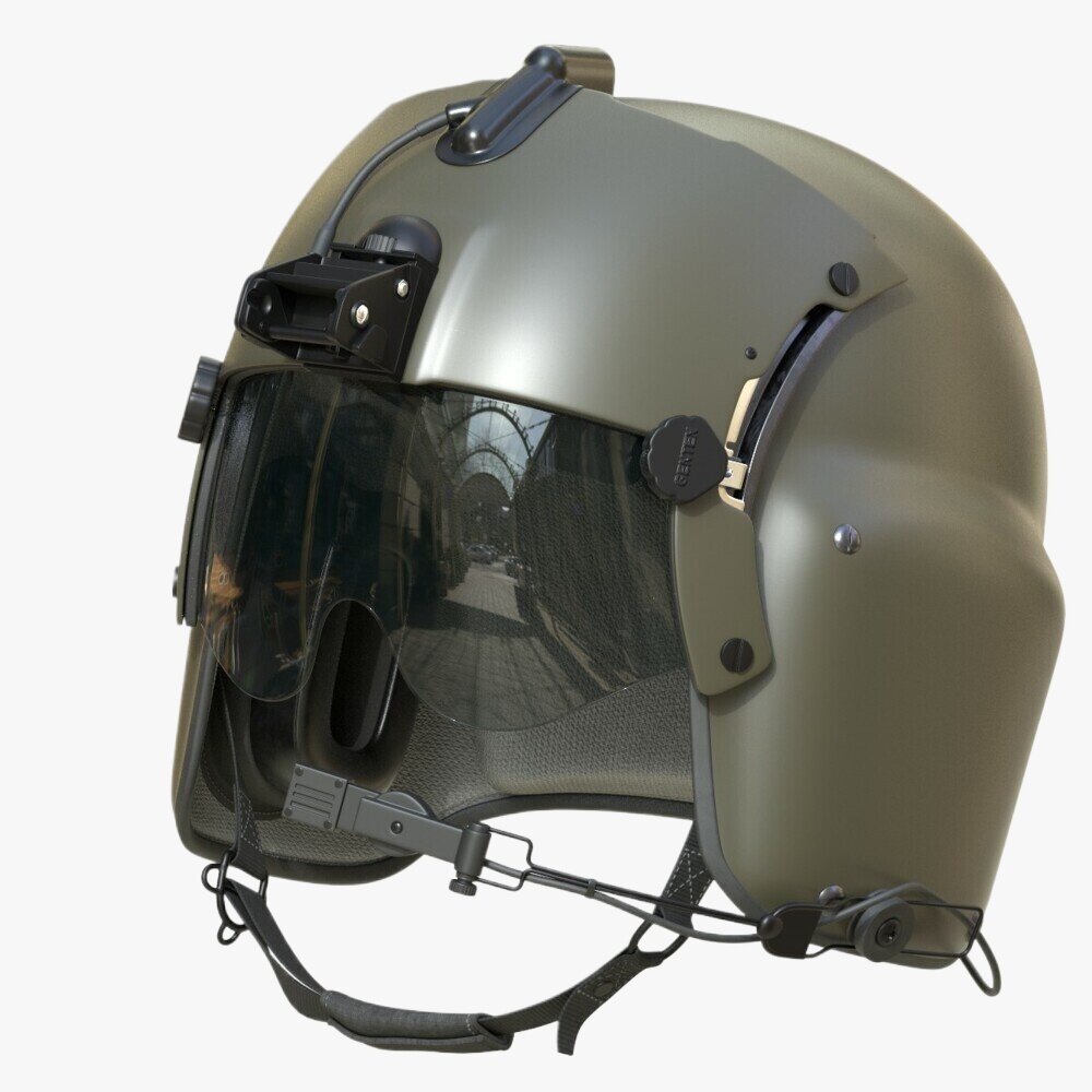 Gentex HGU-56 P Pilot Helmet 3D model - 3DModels.org