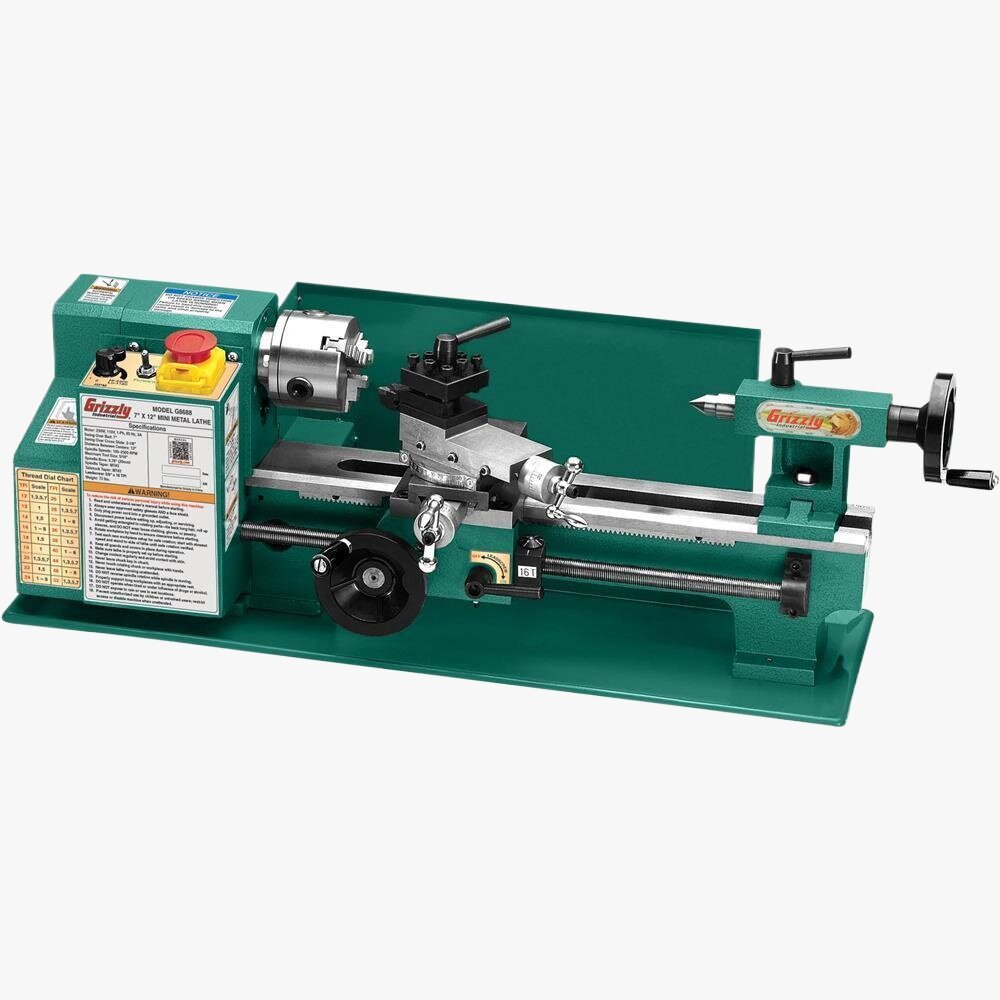 Grizzly Mini Lathe Machine 3D model - 3DModels.org