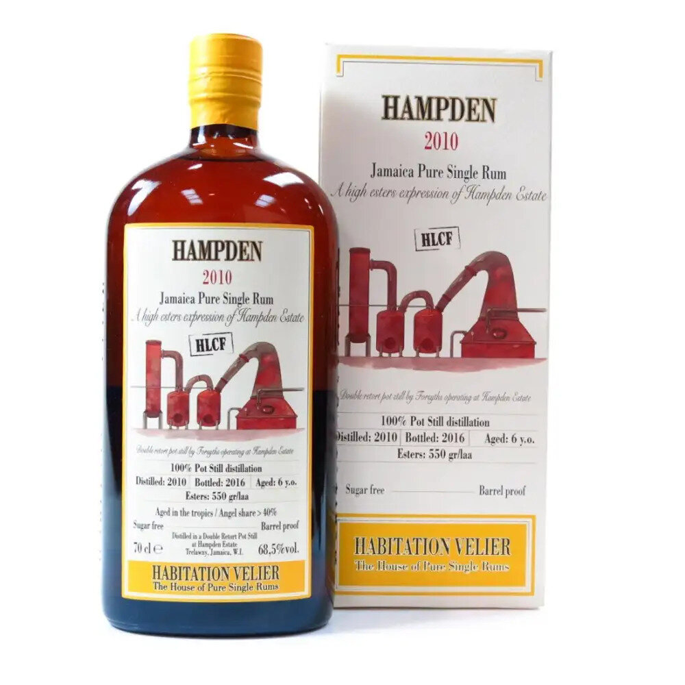Habitation Velier Hampden 2010 Hlcf Jamaican Rum 3D model - 3DModels.org