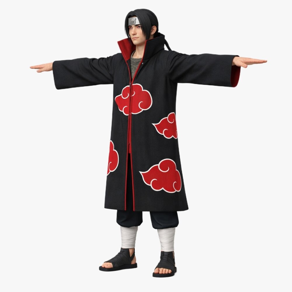 Itachi Uchiha del Akatsuki Modelo 3D - 3DModels.org
