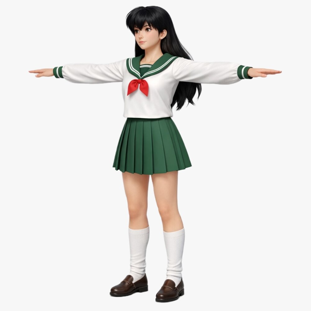 Kagome Higurashi 3D modeli - 3DModels.org