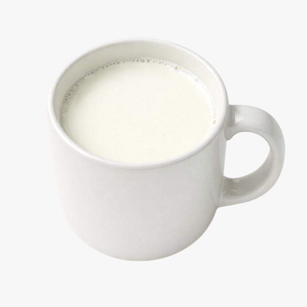 Milk In A Mug 3D model - 3DModels.org