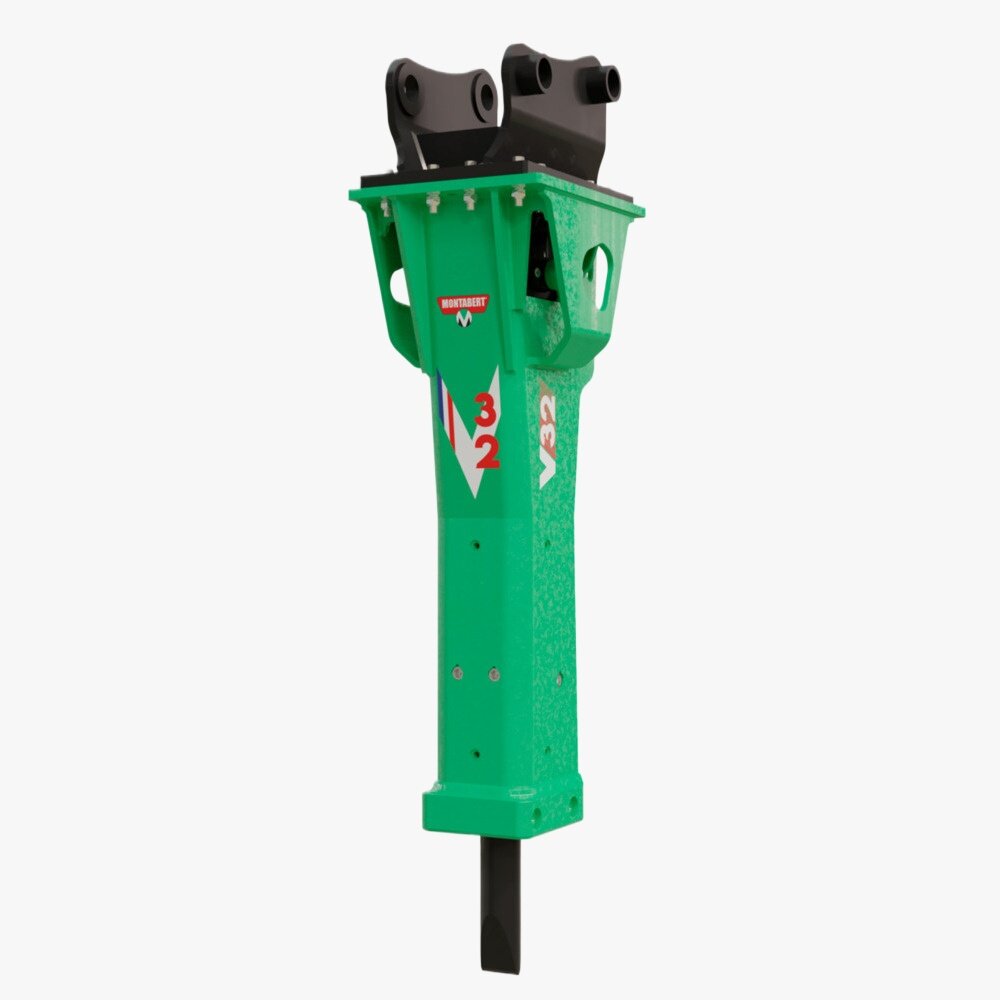 Martillo Hidráulico Montabert BRV 32 Modelo 3D - 3DModels.org