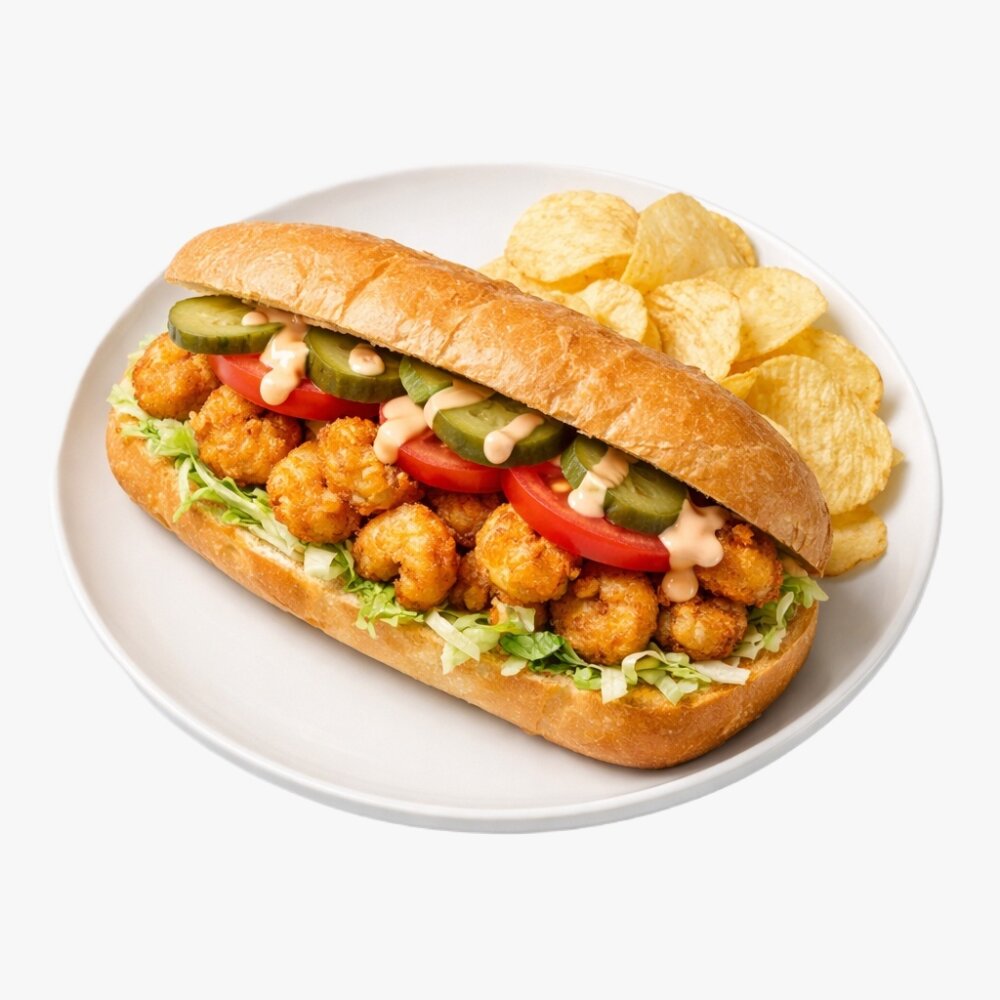 Po’ Boy 3D model - 3DModels.org