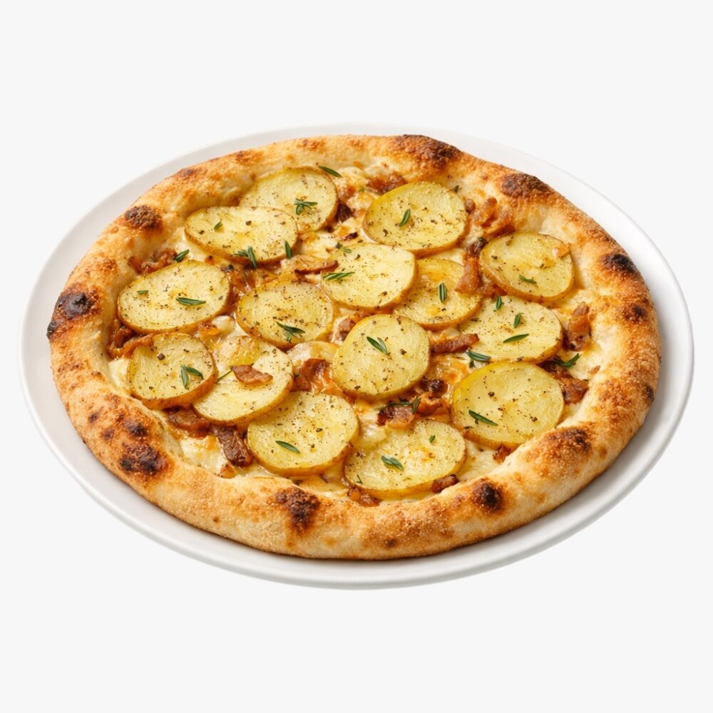 Potato Pizza 3D model - 3DModels.org