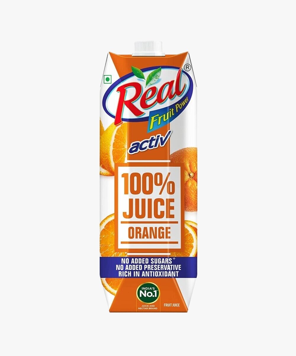 Carton de Jus d’Orange 100% Real Activ Modèle 3D - 3DModels.org