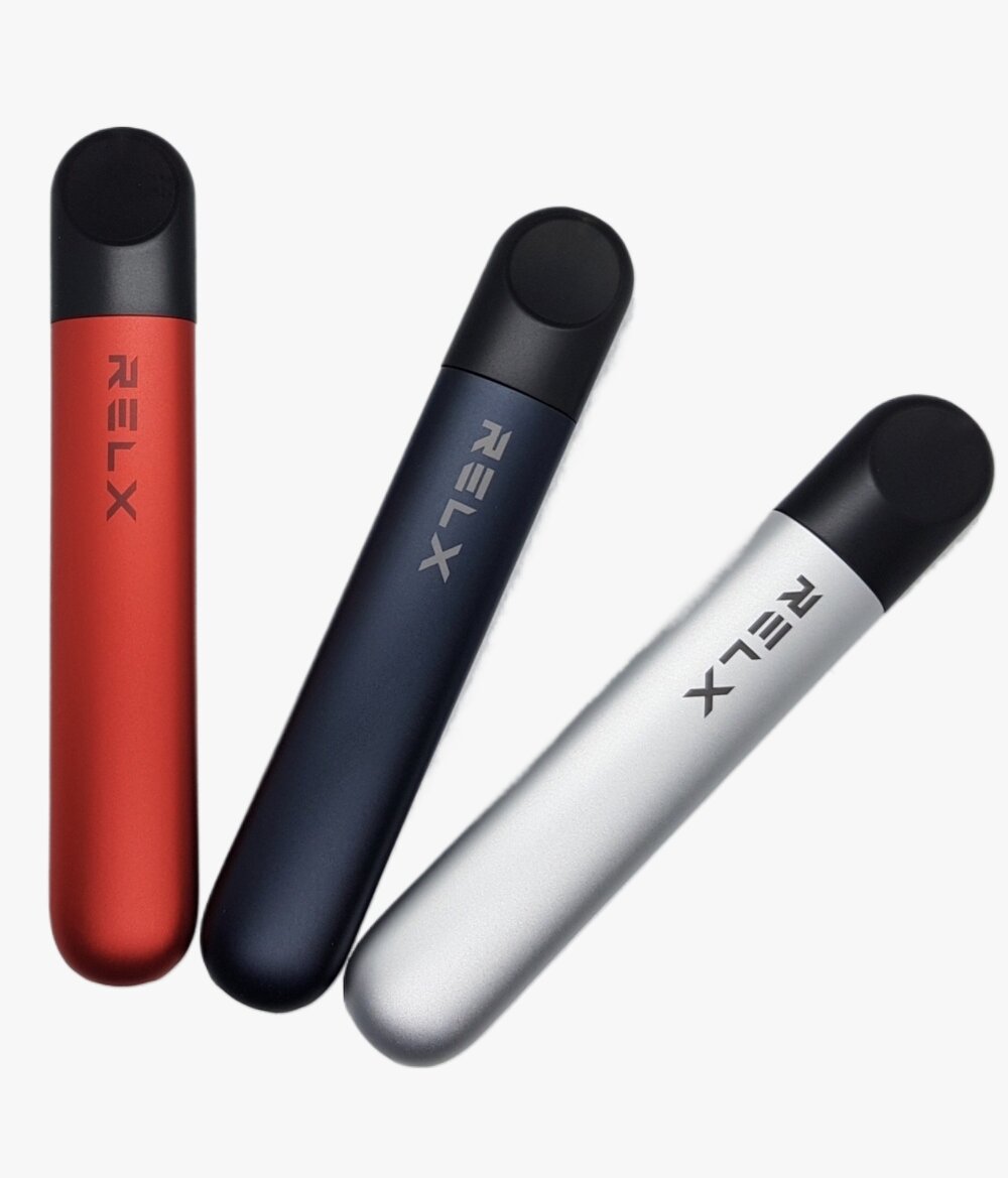 RELX Infinity Vape Set Punaisessa, Laivastonsinisessä ja Hopeisessa 3D ...