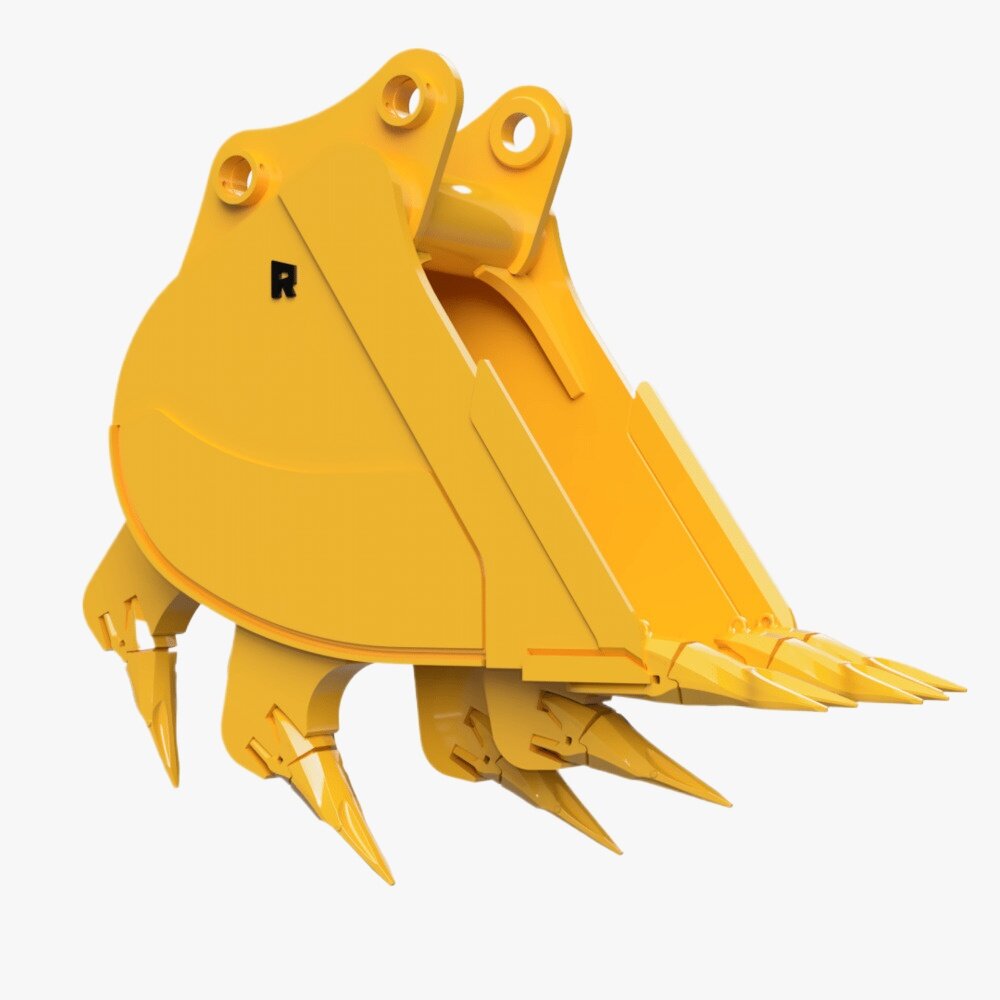 Rock Ripper Bucket 3D model - 3DModels.org
