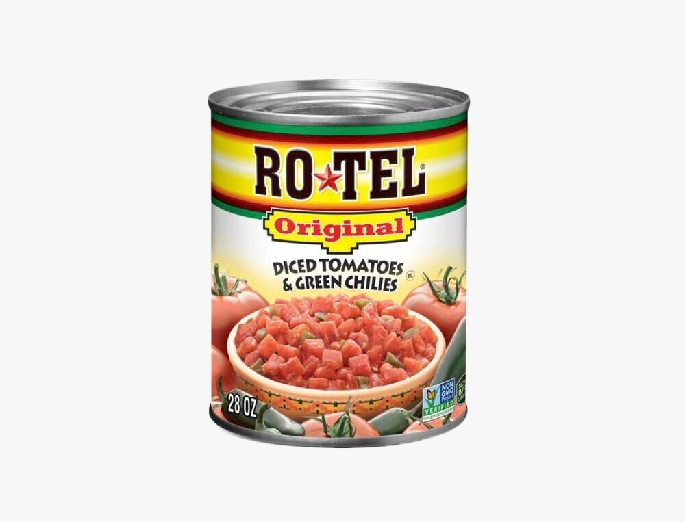 Rotel Tomatoes and Green Chilies Can 3D model - 3DModels.org