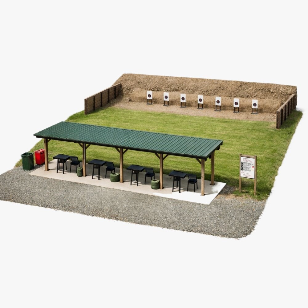 Shooting Range 3D model - 3DModels.org
