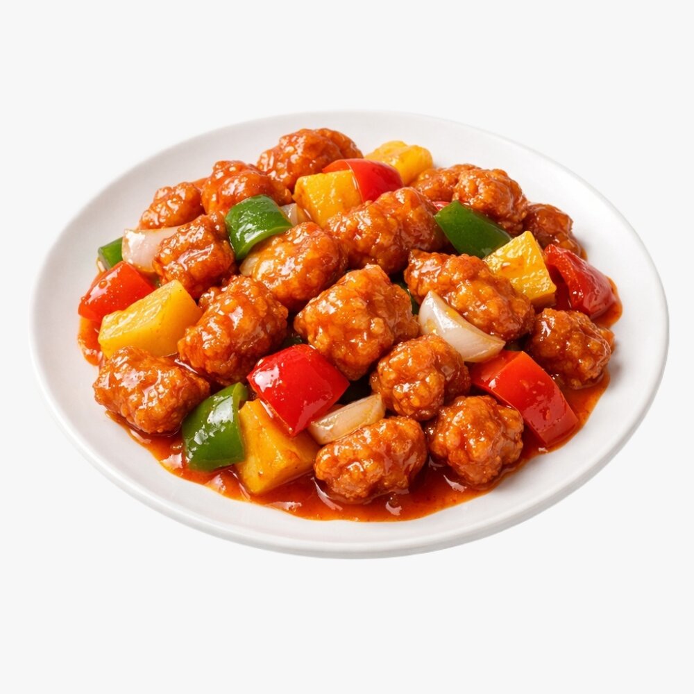 Sweet And Sour Pork 3D model - 3DModels.org