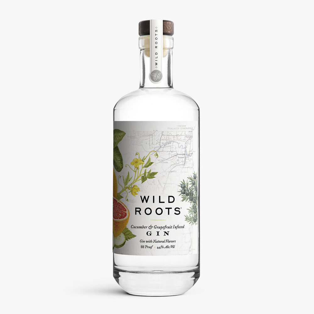 Wild Roots Cucumber and Grapefruit Gin 750ml 3D model - 3DModels.org