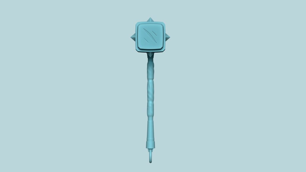 Cael Hammer – Bastion Weapon 3D Printing Model - Download STL file for ...