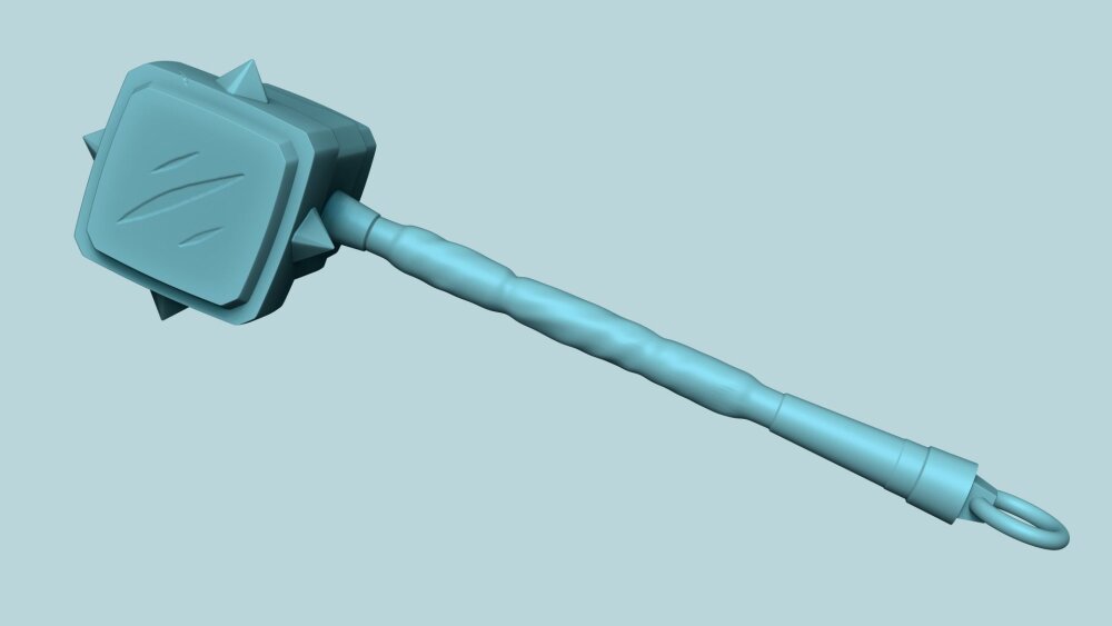 Cael Hammer – Bastion Weapon 3D Printing Model - Download STL file for ...