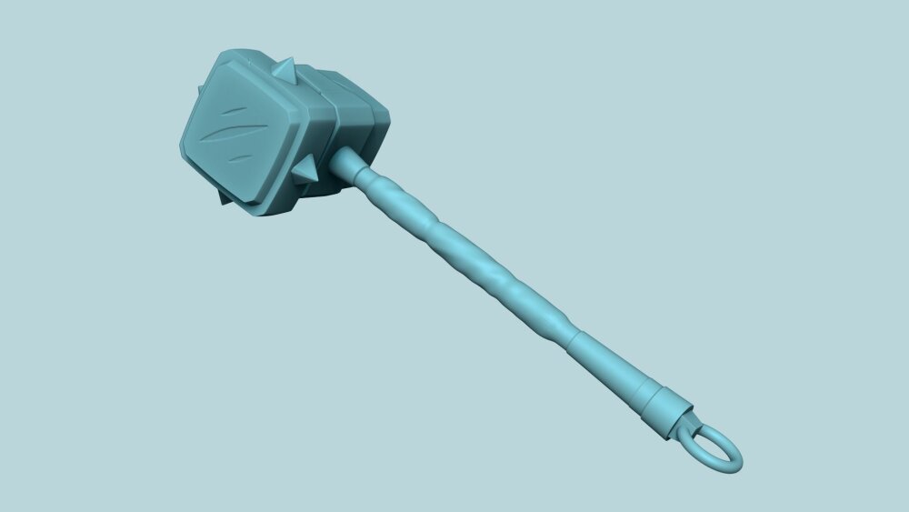 Cael Hammer – Bastion Weapon 3D Printing Model - Download STL file for ...