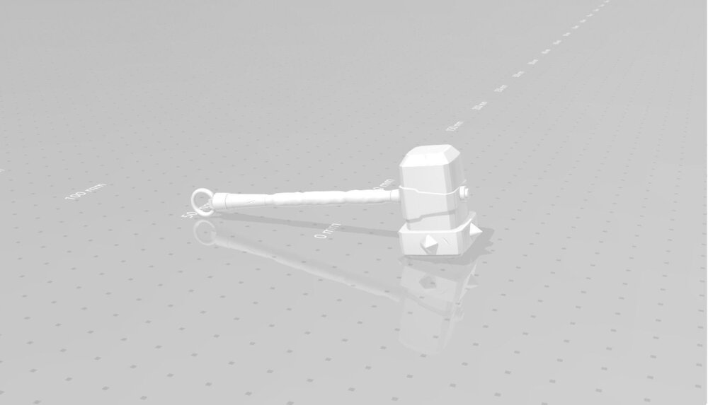 Cael Hammer – Bastion Weapon 3D Printing Model - Download STL file for ...