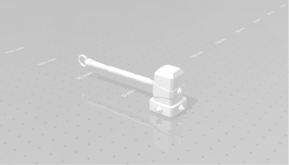 Cael Hammer – Bastion Weapon 3D Printing Model - Download STL file for ...