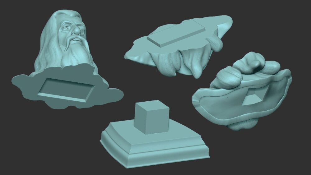 Gandalf Bust – Ian Mckellen – Lord of The Rings – Hobbit 3D Printing ...