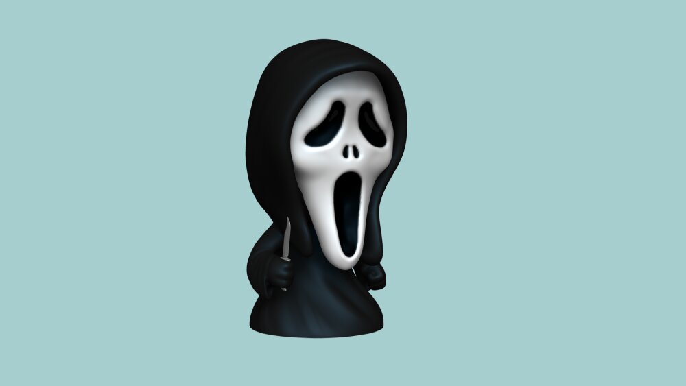Scream Ghostface Chibi Stl – Funko Style – Horror Character 3D Printing ...