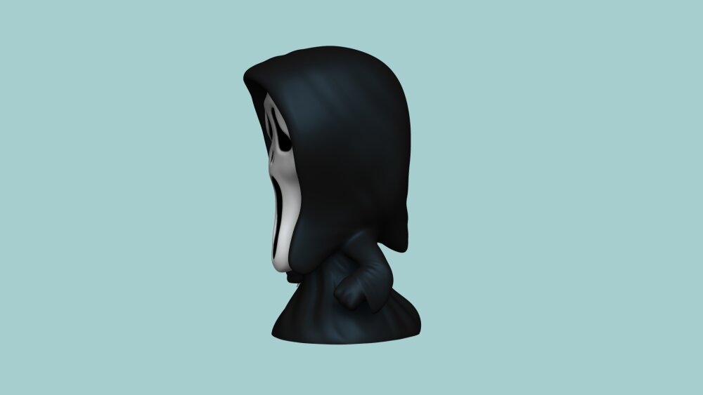 Scream Ghostface Chibi Stl – Funko Style – Horror Character 3D Printing ...