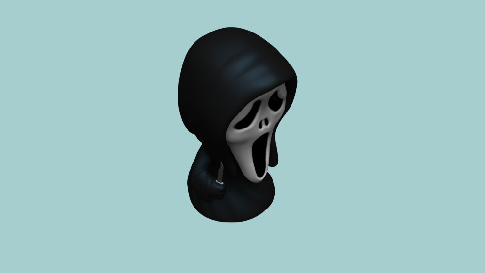 Modèle Ghostface Chibi de Scream en Style Funko pour Impression 3D ...