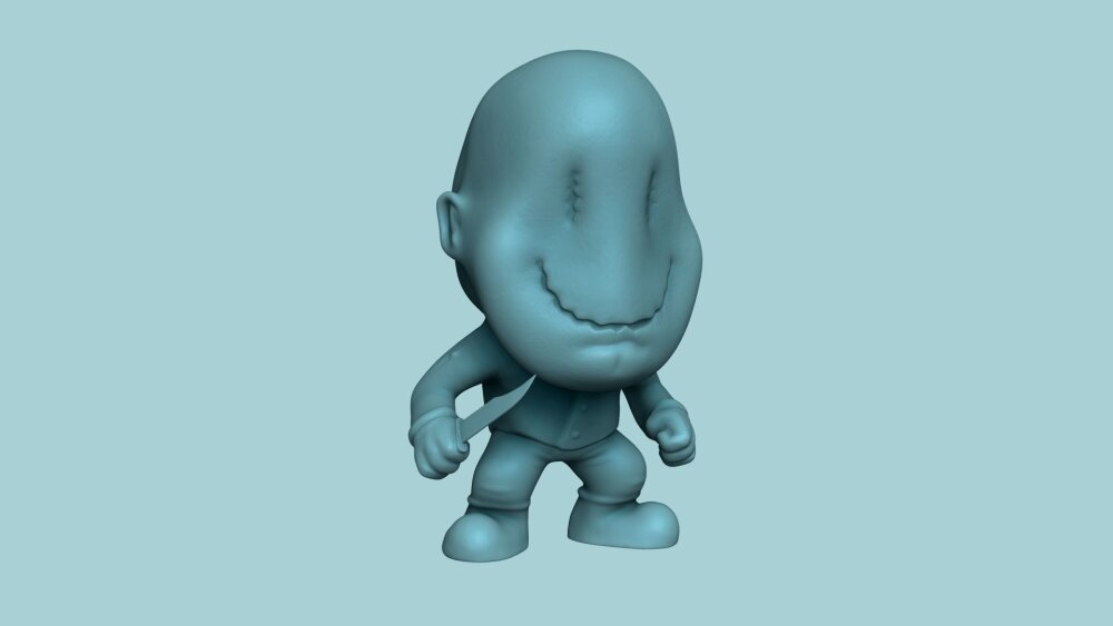Smiley Chibi – Horror Character – Funko Style 3D Printing Model ...