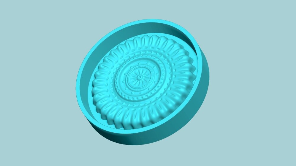 Biscuit Silicon Molding – Silicone Mold with Embossed Cookie Design 3D ...