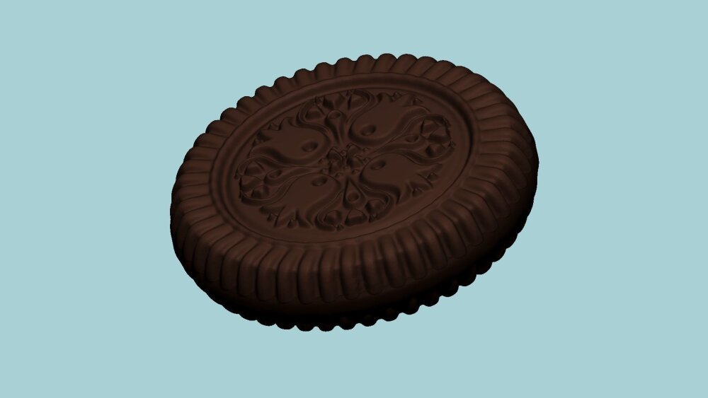 Biscuit Silicon Molding – Cookie Mould with Ornate Biscuit Design 3D ...