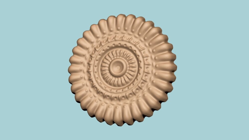 Biscuit Silicon Molding – Cookie Mould with Ornate Circular Design for ...