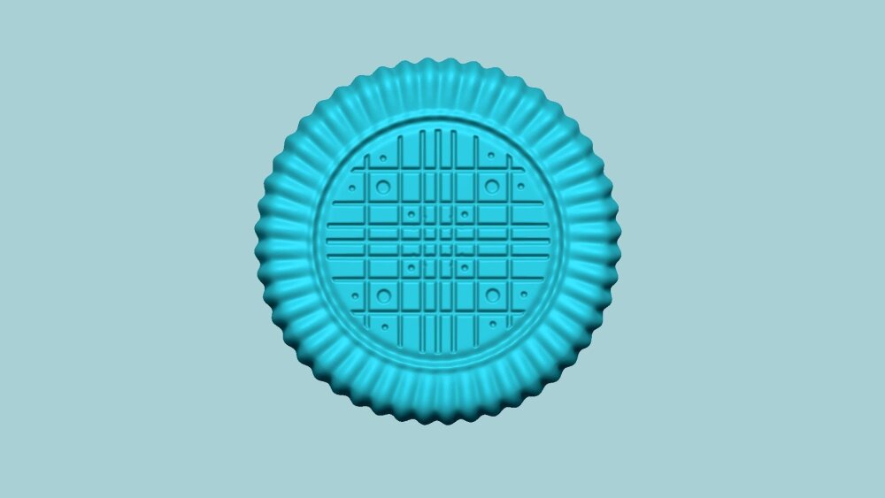 Biscuit Silicon Molding – Cookie Mould with Geometric Cookie Design 3D ...