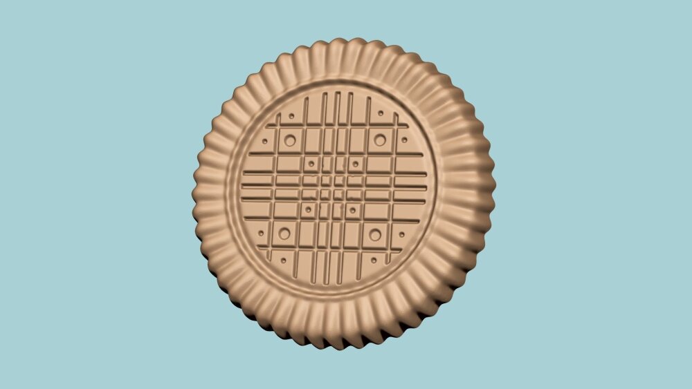 Biscuit Silicon Molding – Cookie Mould with Geometric Cookie Design 3D ...
