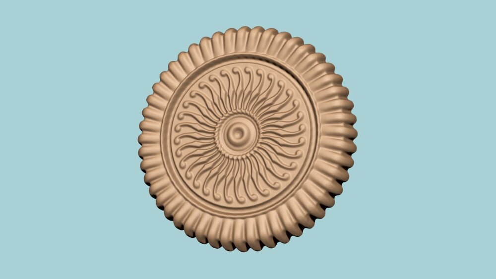 Biscuit Silicon Molding – Cookie Mould with Ornate Sunburst Biscuit ...