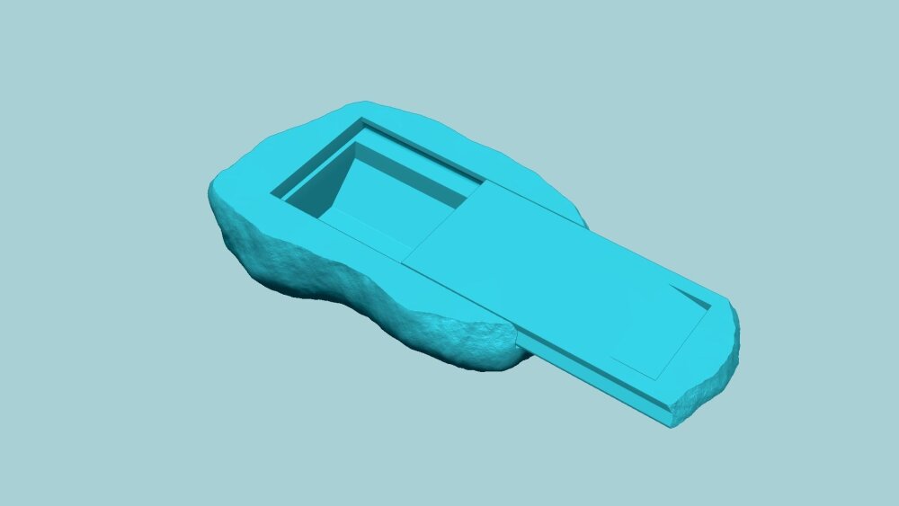 Rock Realistic Secret Key Hide – Outdoor Stone 3D Printing Model ...