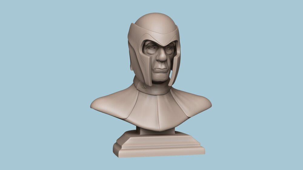 Magneto Bust – Ian Mckellen – X-men 3D model - Download Figurines on ...