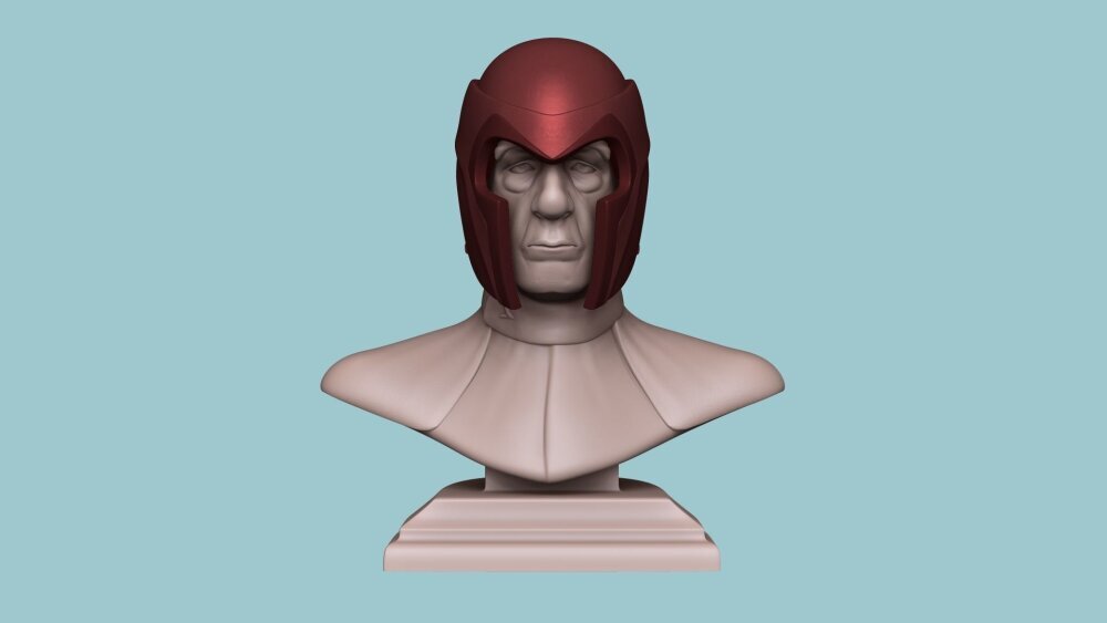 Magneto Bust – Ian Mckellen – X-men 3D model - Download Figurines on ...