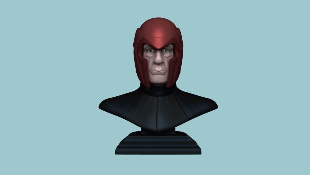 Modelo 3D para Impressão Magneto Bust – Ian Mckellen – X-men - Baixe o ...