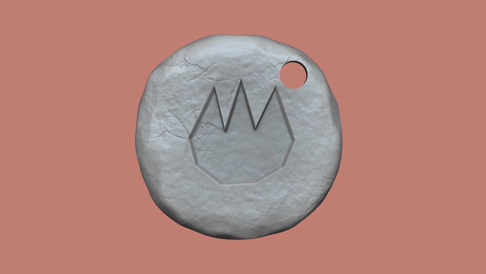 Runescape Keychain – Fire Rune 3D model - Download Hobby on 3DModels.org