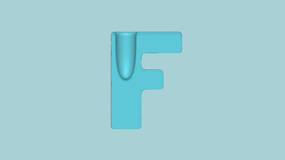 Alphabet Vases Collection – Vase F 3D model - Download Hobby on ...