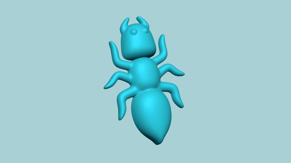 Gummy Form med Maur for Gelé Godteri 3D-modell - Last ned Hobby på ...