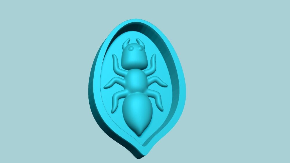 Gummy Form med Myra för Gelégodis 3D-modell - Ladda ner Hobby på ...