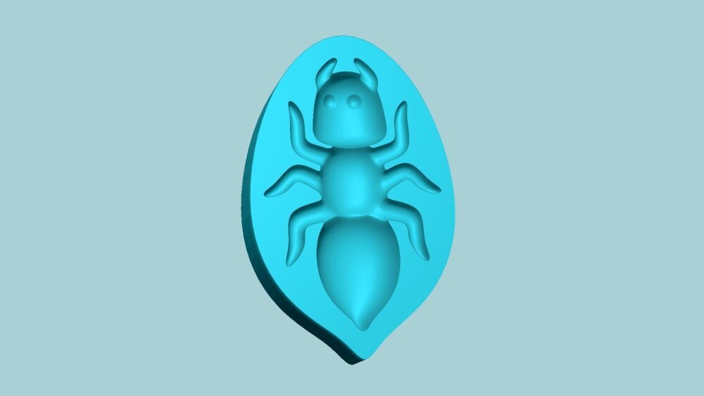 Gummy Form med Myra för Gelégodis 3D-modell - Ladda ner Hobby på ...
