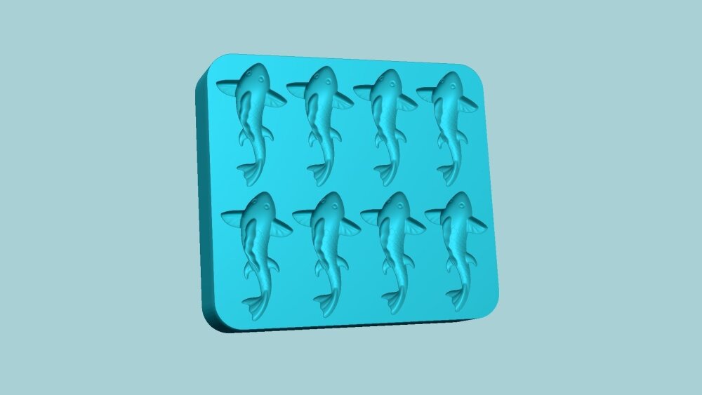 Jelly Candy Molding Koi Fish – Gummy Mould 3D model - Download Hobby on ...