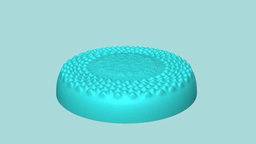 Silicone Mold Maker – Template – Center of Sunflower 3D model ...