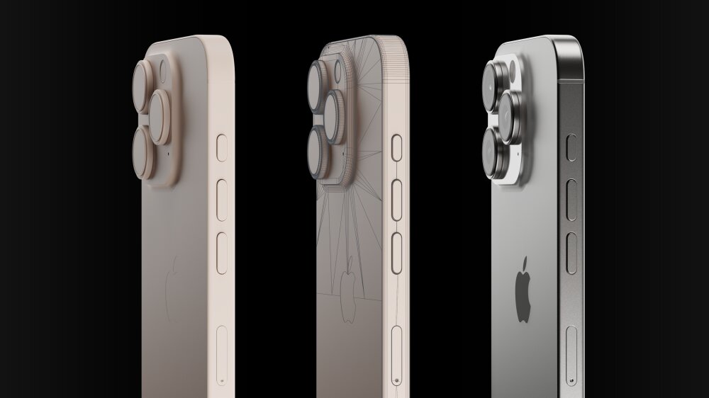 Apple IPhone 16 Pro White 3D model - Download Phones on 3DModels.org